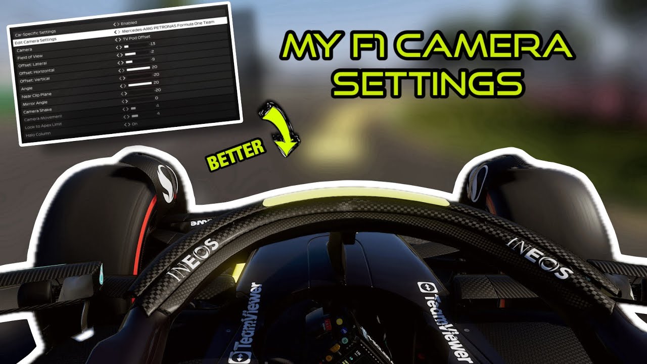 My F1 Camera Settings (F1 23/24) - YouTube