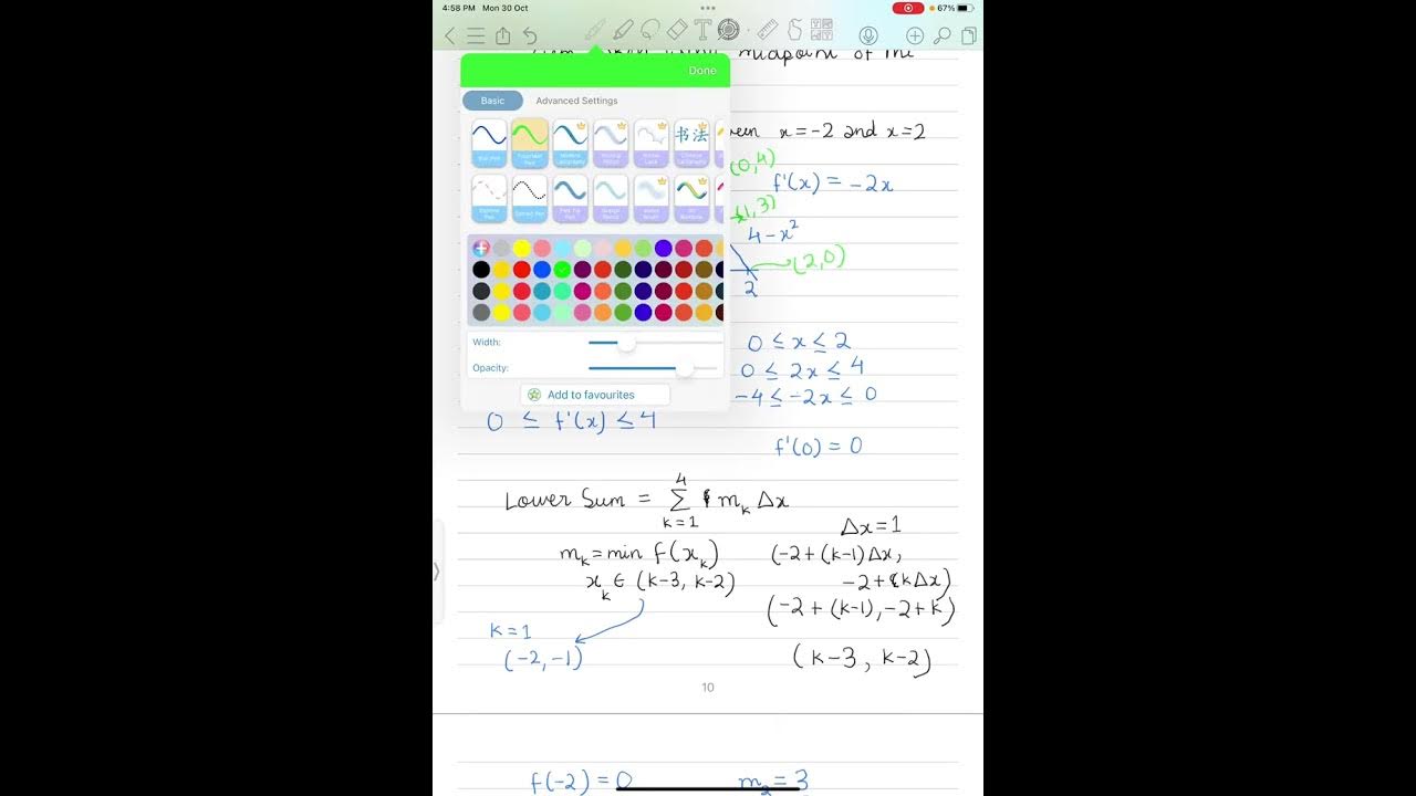 Approximating Definite Integral using rectangles - YouTube