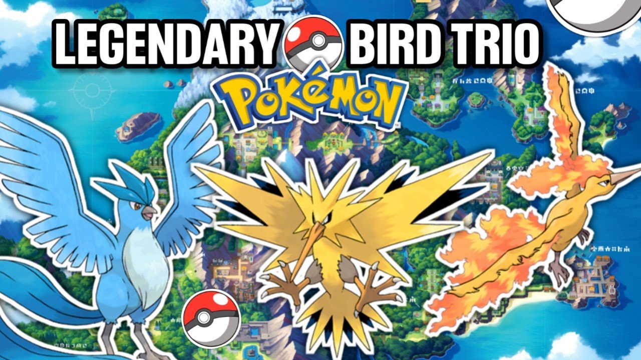 Legendary Bird Trios 🦜 (Moltres, Articuno, Zapdos) : History, Powers ...