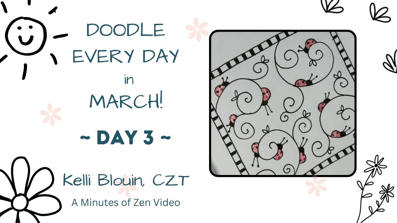 Doodle a Day! March Challenge! Day 3. - YouTube