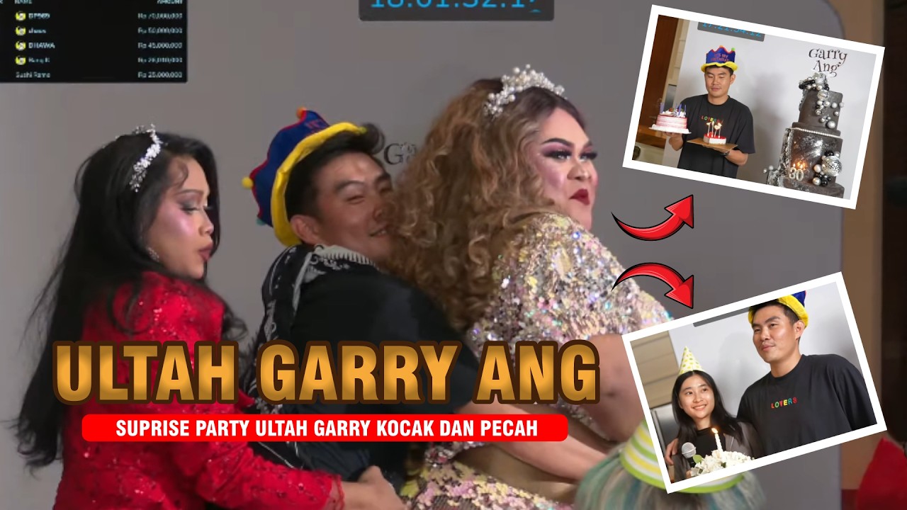 Moment Ulang Tahun Garry Ang Di Rayakan di Maraphton !! Suprise Party ...