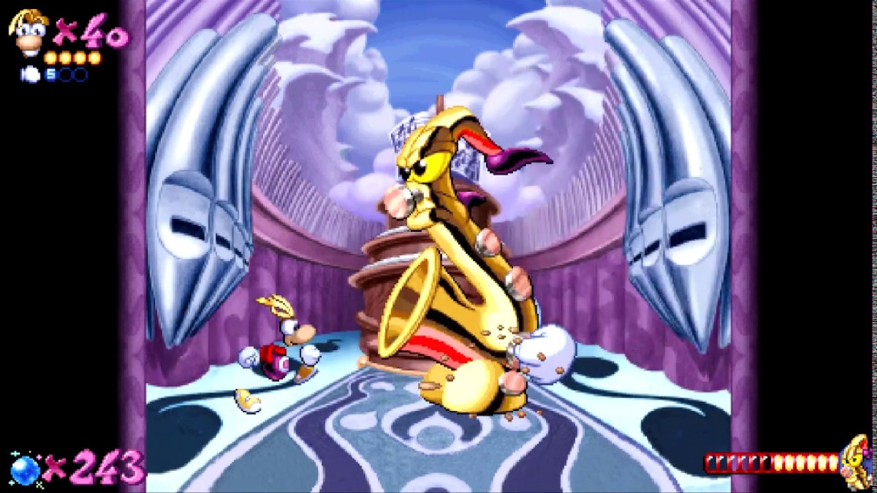Rayman Redemption: Mr. Sax Bossfight - YouTube