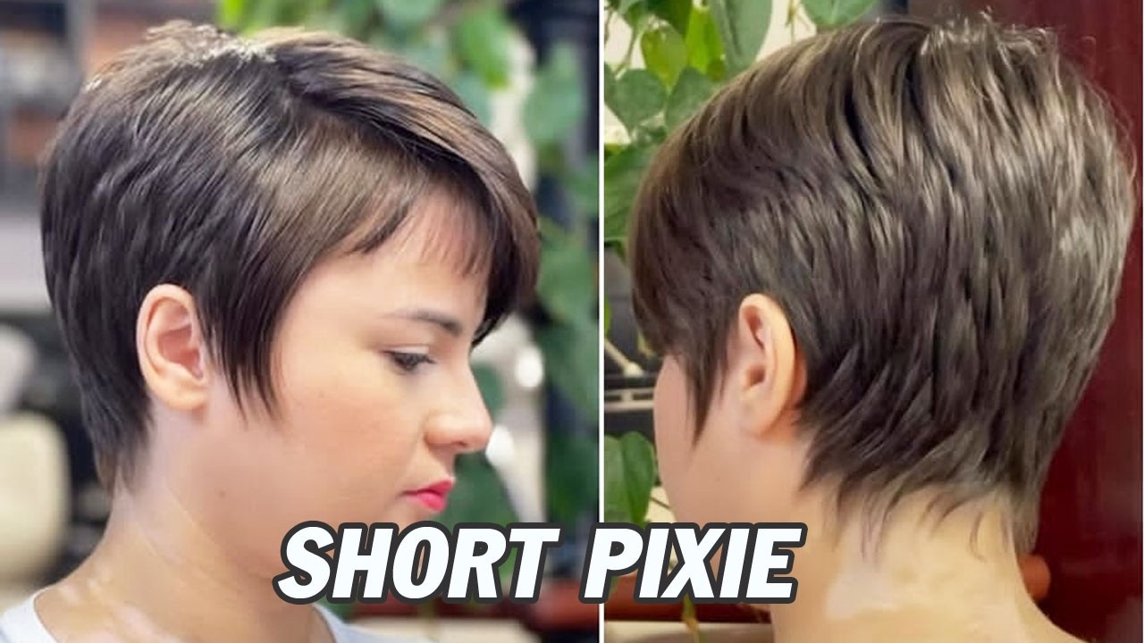 Very Short Pixie Haircut Tutorial for Women | Elegant Soft Textured ...