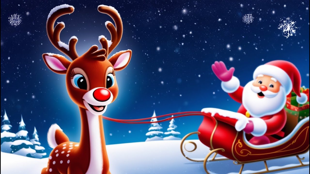 Rudolph the Red Nose Reindeer | Kids Christmas Song | Christmas Song ...
