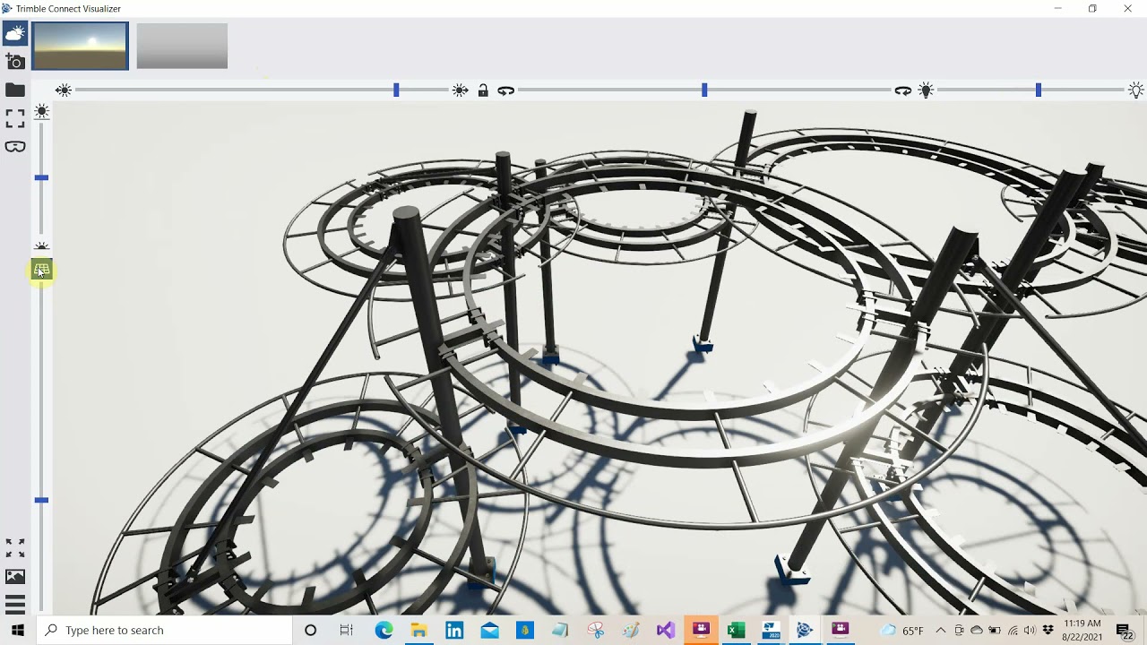 Shade Modeling/Drawing Using Tekla Steel Structures - YouTube