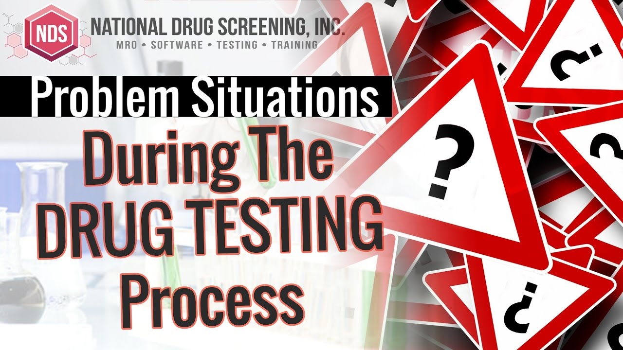 How To Handle Problem Drug Testing Situations - YouTube