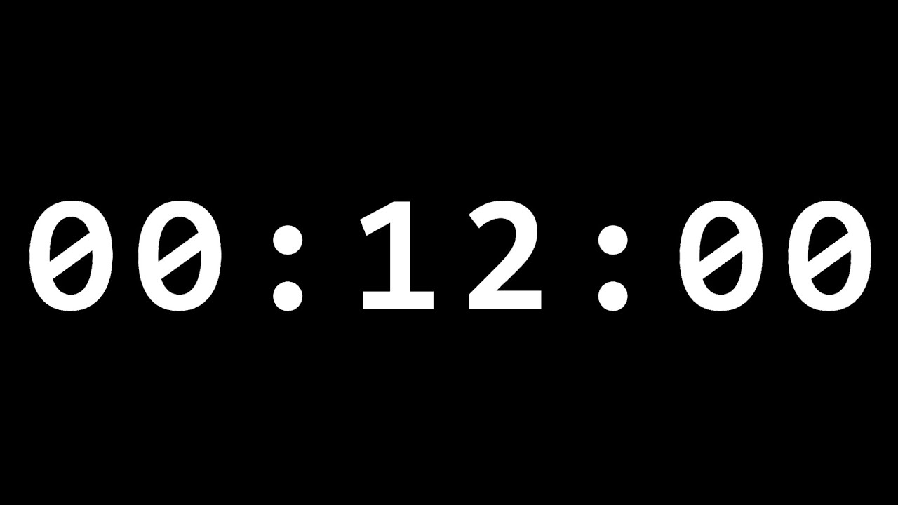 12 Minute Timer | Timer 12 Menit - YouTube
