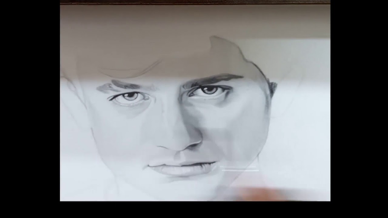 How to draw charlie puth - Speed drawing - YouTube