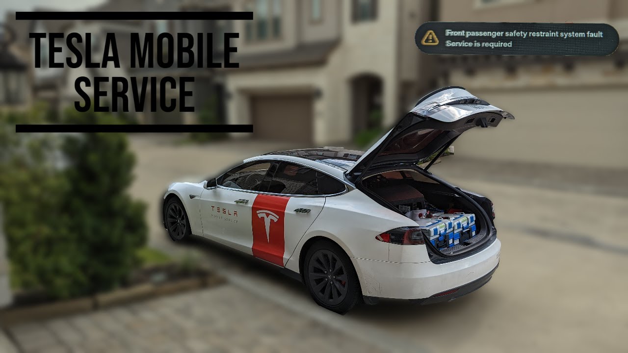 Tesla Mobile Service Experience and Guide | Tesla error message - YouTube
