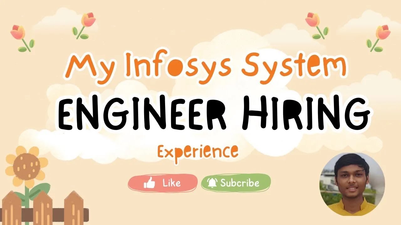 Infosys System Engineer Hiring Experience | 2025 - YouTube