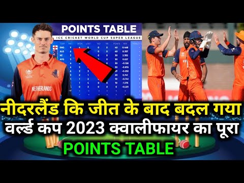 World Cup Qualifier 2023 points Table । Oman vs NED After Match Points ...