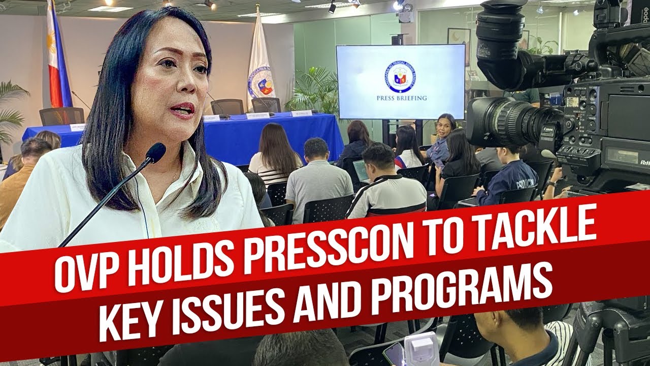 LIVE: OVP HOLDS PRESSCON TO TACKLE KEY ISSUES AND PROGRAMS | SEPTEMBER ...