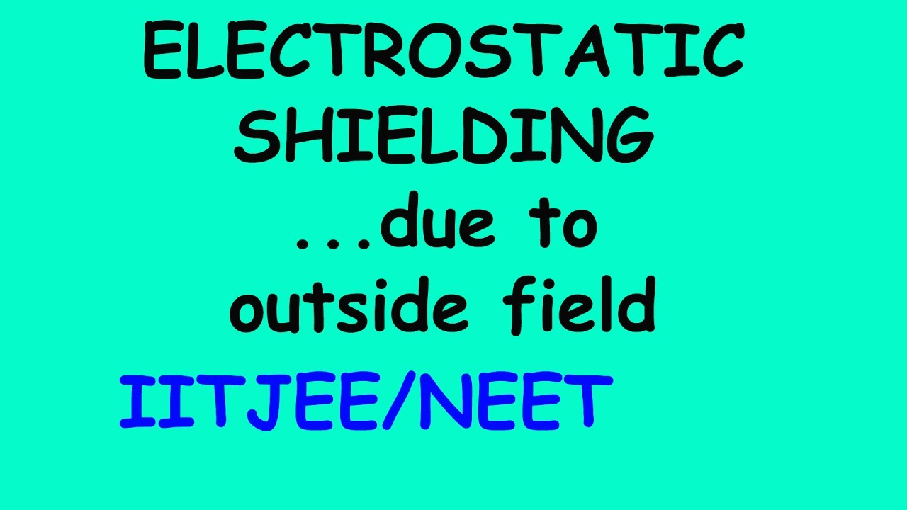 Electrostatic Shielding: IITJEE/NEET/Class 12 - YouTube