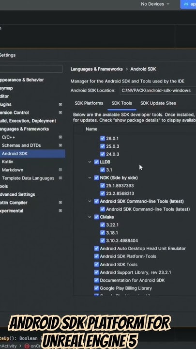 Android SDK For | UE5 | [Full Video available] - YouTube