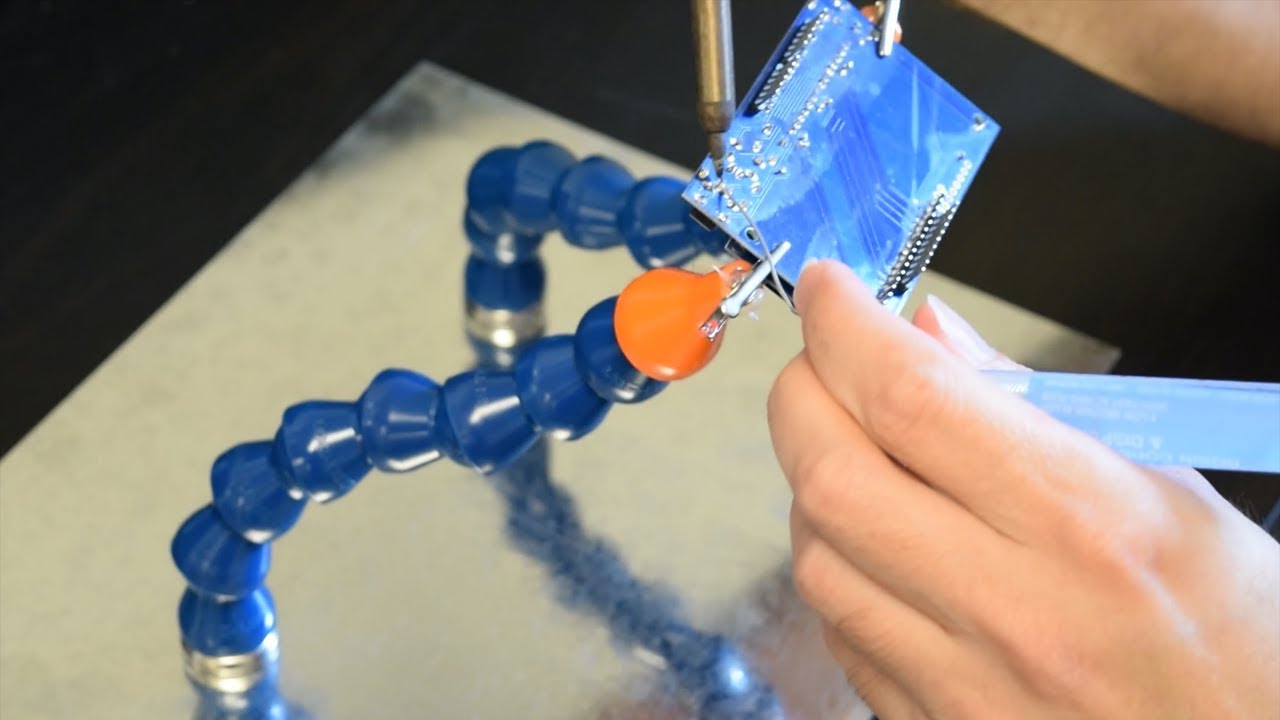 DIY Magnetic Third Hand For Soldering - YouTube