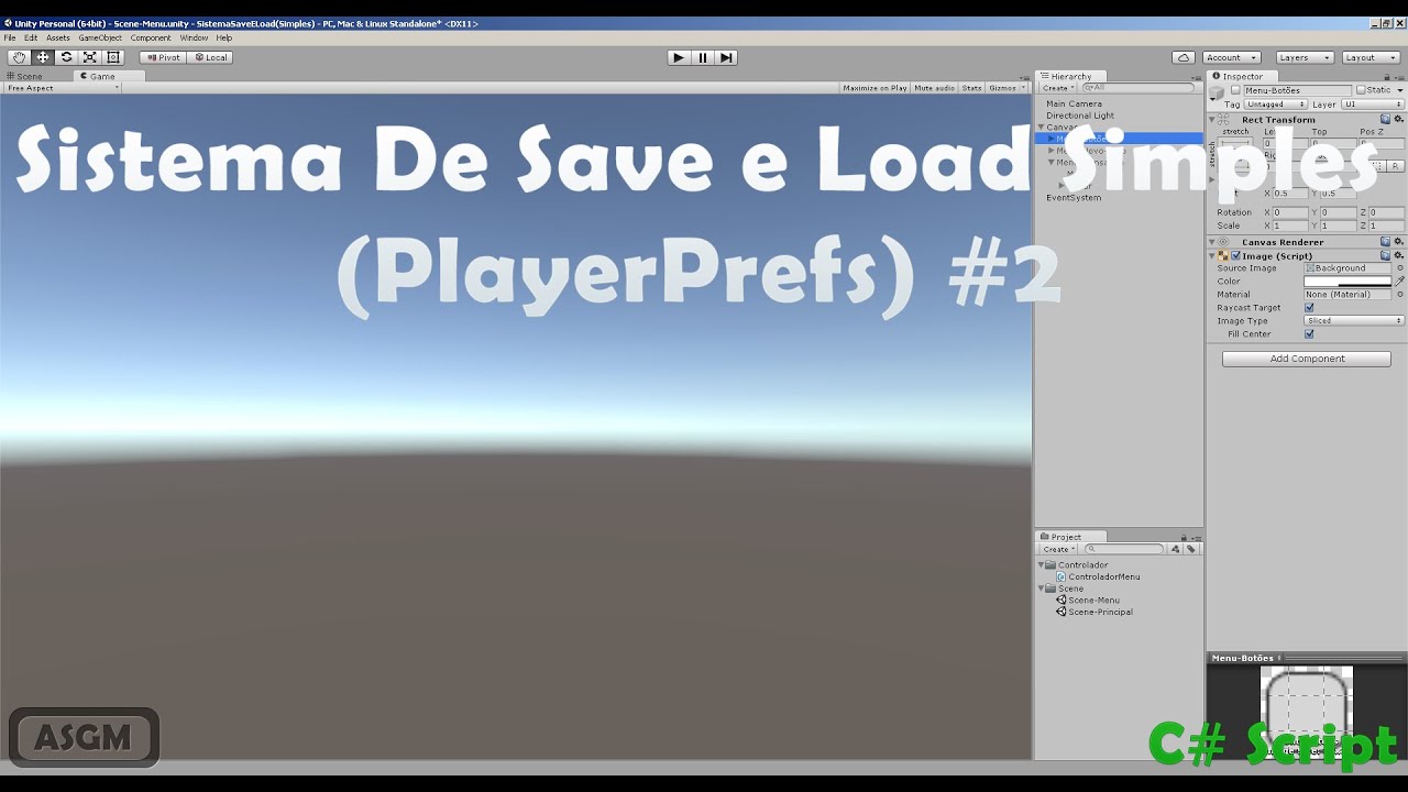 Sistema De Save e Load Simples (PlayerPrefs) #2 - YouTube