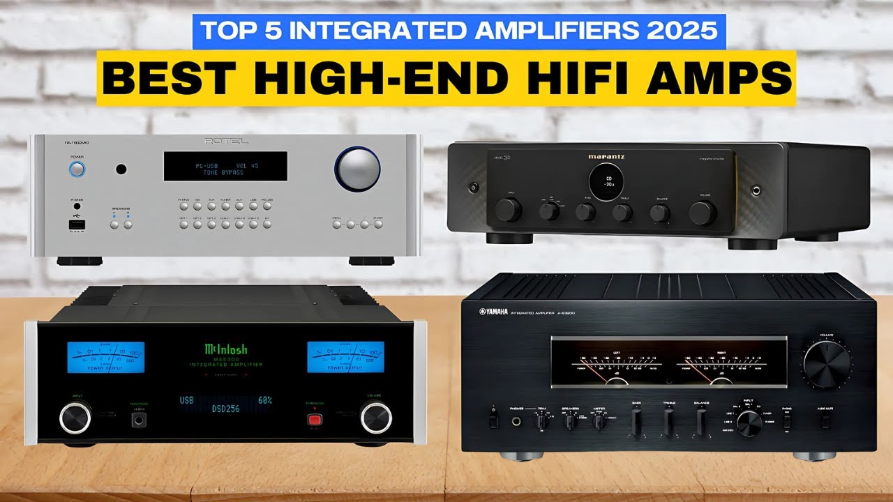🔊 Top 5 Best High-End Integrated Amplifiers 2025 | Audiophile Amplifier ...