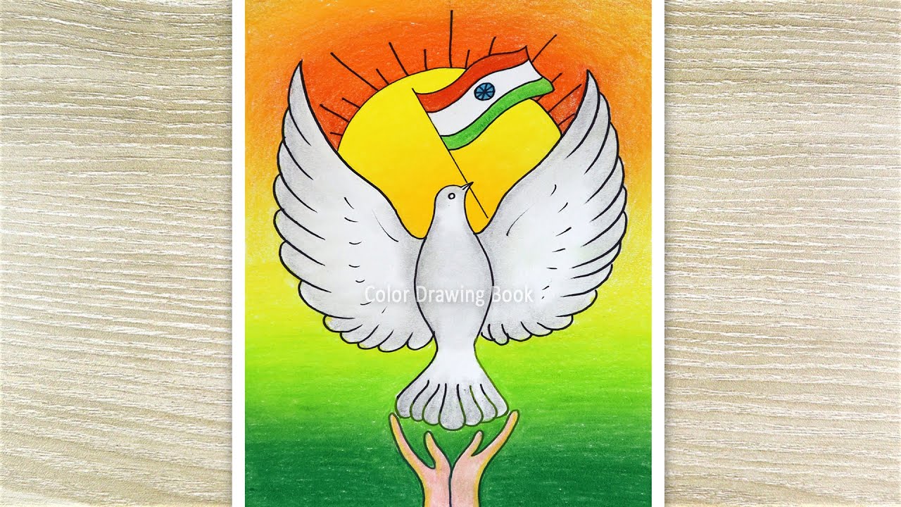 How To Draw independence day for beginners / Independence day drawing ...