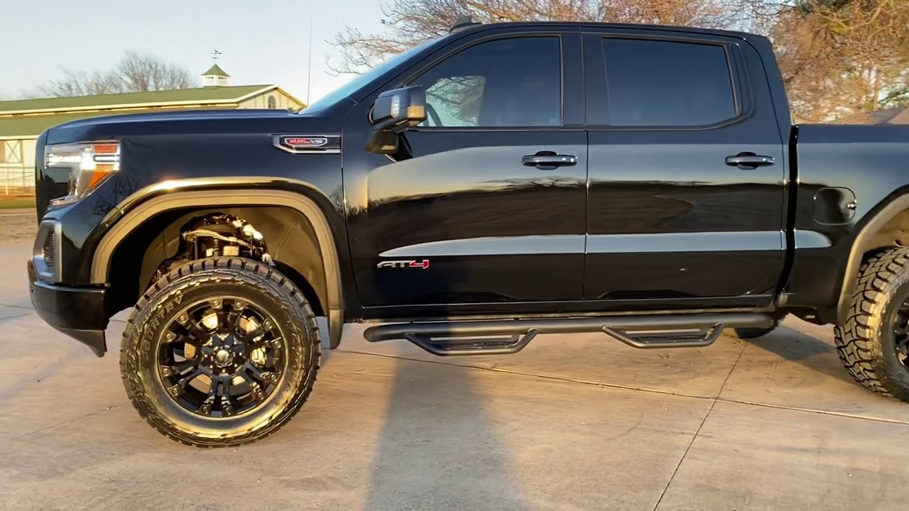 2020 GMC AT4 6.2L Brand New Lift/Wheels/Tires/Steps - YouTube