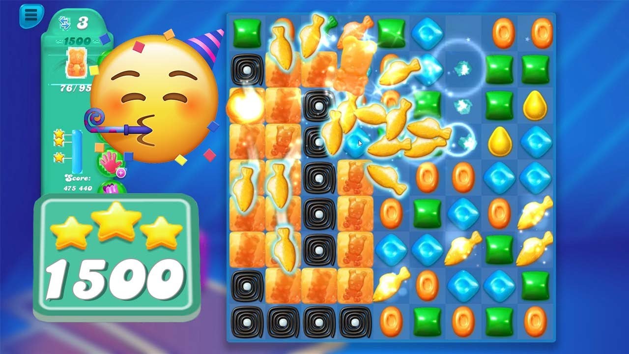Level 1500 Completed in Candy Crush Soda Saga 🥳🥳🥳 - YouTube