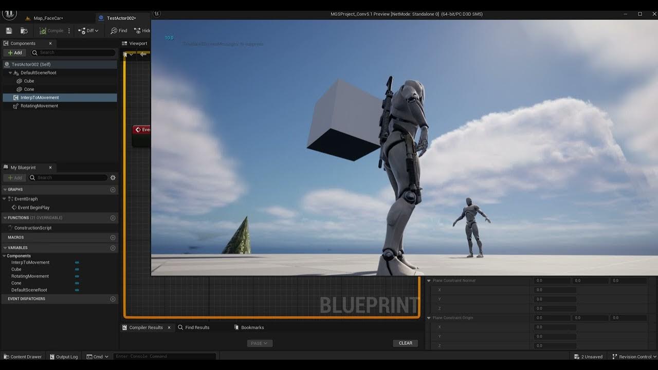 Unreal Engine How to move component Interp To Movement Component Behavior Type - YouTube