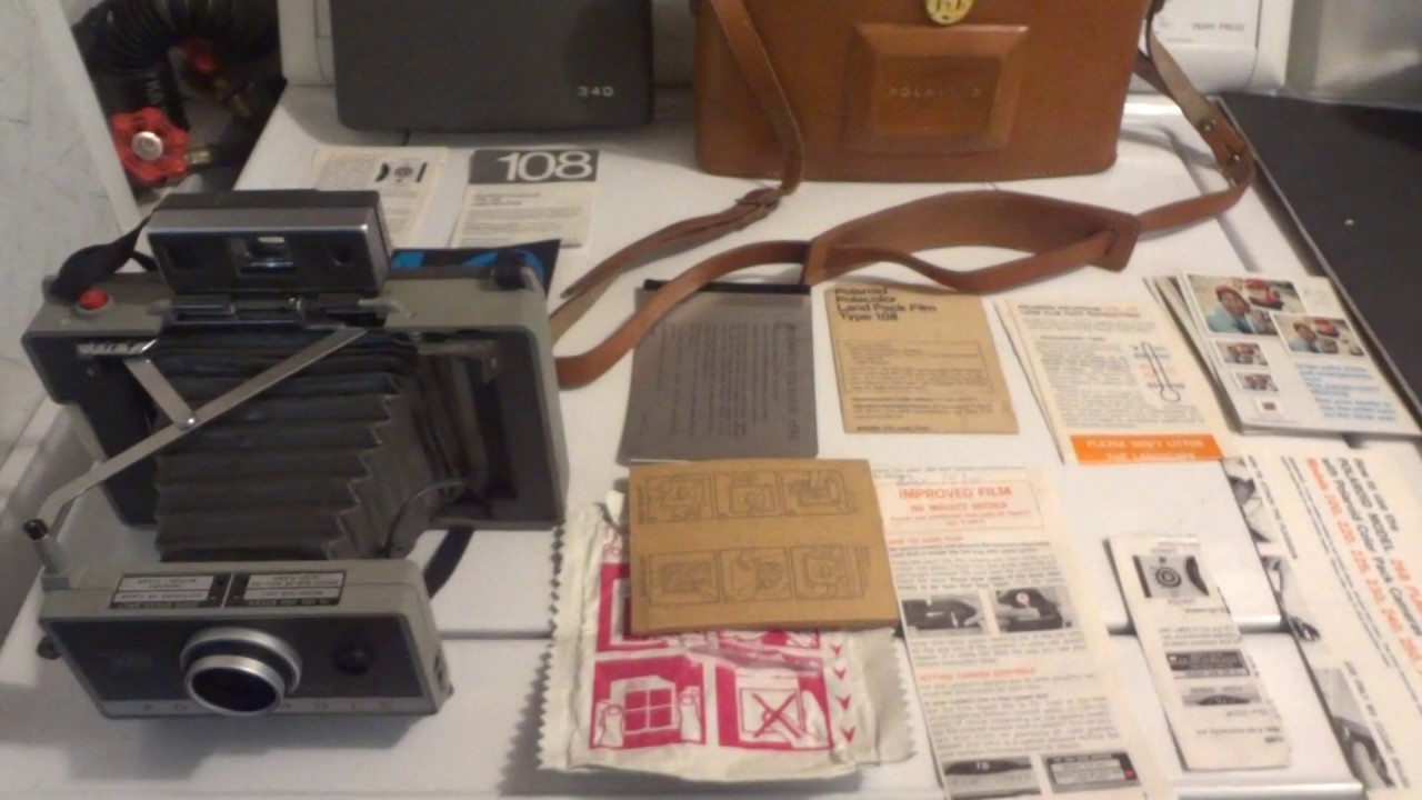 Vintage Polaroid land camera model 340 automatic. - YouTube
