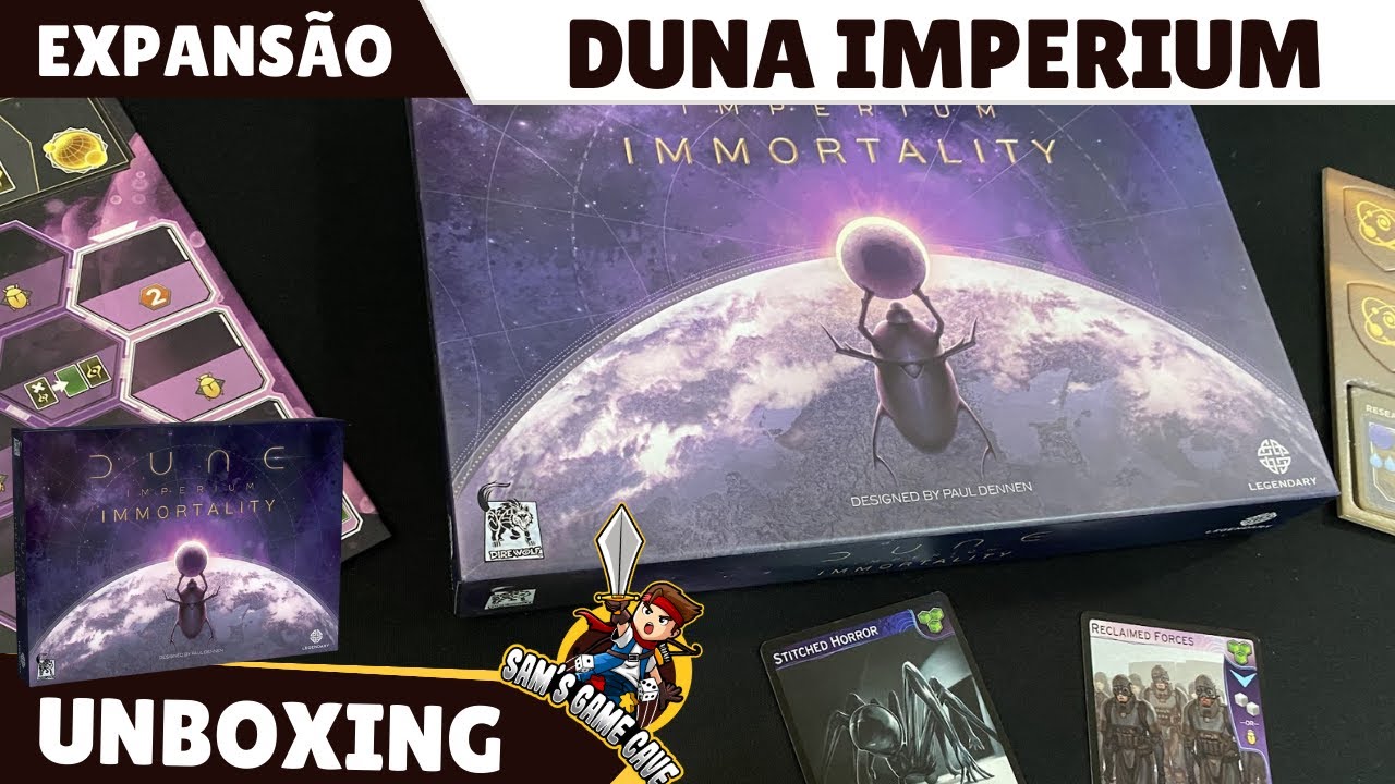 Unboxing da Expansão de Duna Imperium: Immortality - YouTube