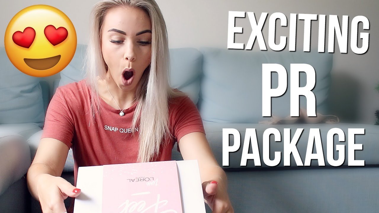 VLOGMAS DAY 15 // I Got The Most Exciting PR Package!! - YouTube