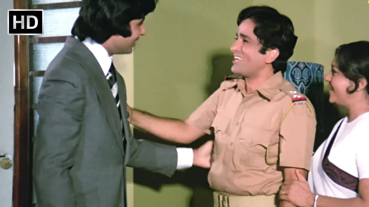 Deewar Movie Scene | Amitabh Bachchan, Shashi Kapoor & Nirupa Roy - YouTube