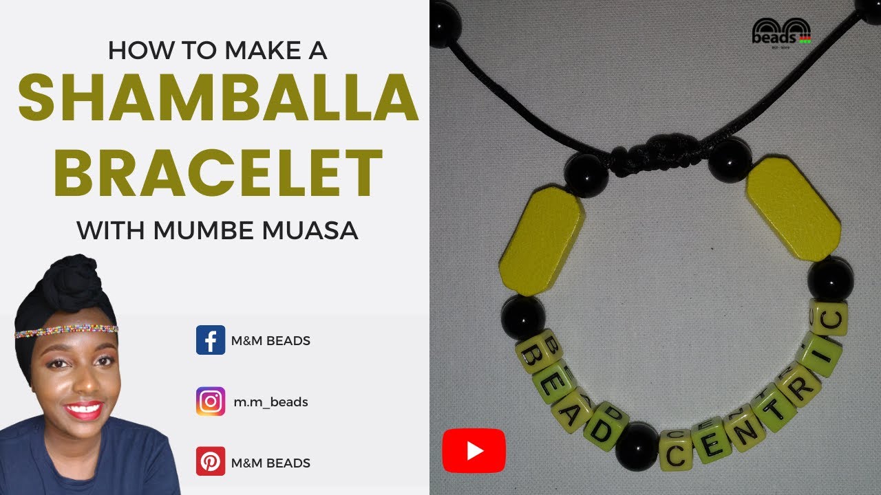 How to make a Shamballa Bracelet - YouTube