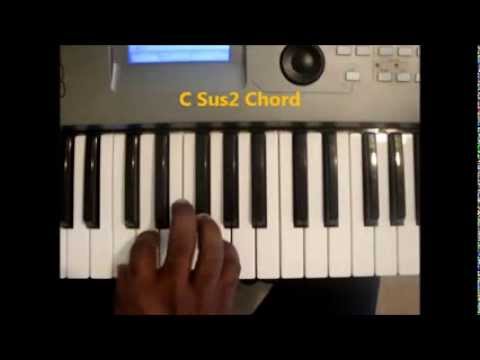 How To Play C Sus2 Chord On Piano (Csus2) - YouTube