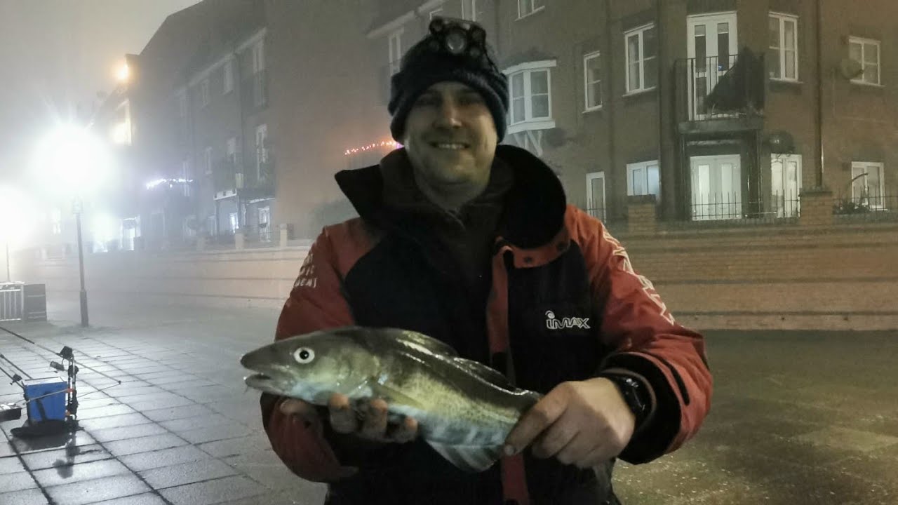 Live Sea Fishing Uk is live Columbus quay river Mersey cod hunt LW 1407 ...