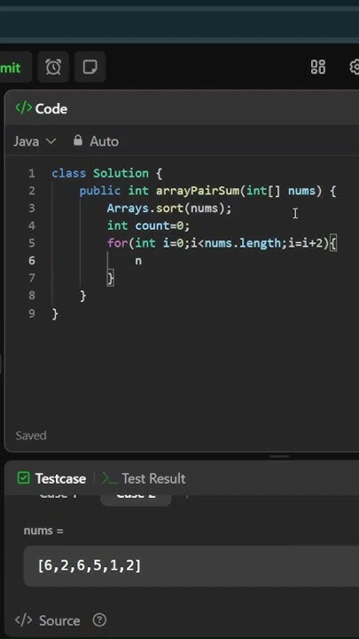 Solve Leetcode 561 In Java Array Partition I Java Coding Youtube 9726