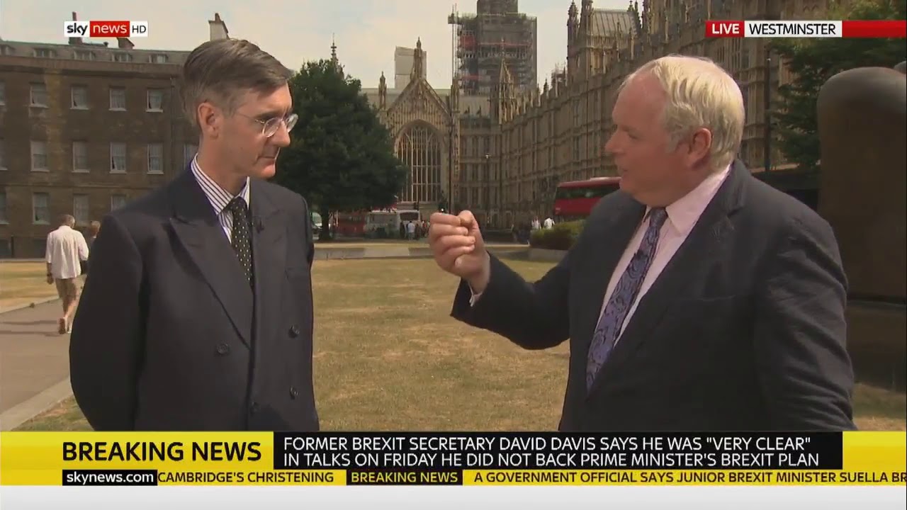 Jacob Rees-Mogg on David Davis' Resignation & May's Brexit Betrayal ...