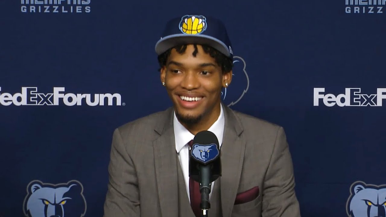 Ziaire Williams Introductory Draft Press Conference | Memphis Grizzlies ...