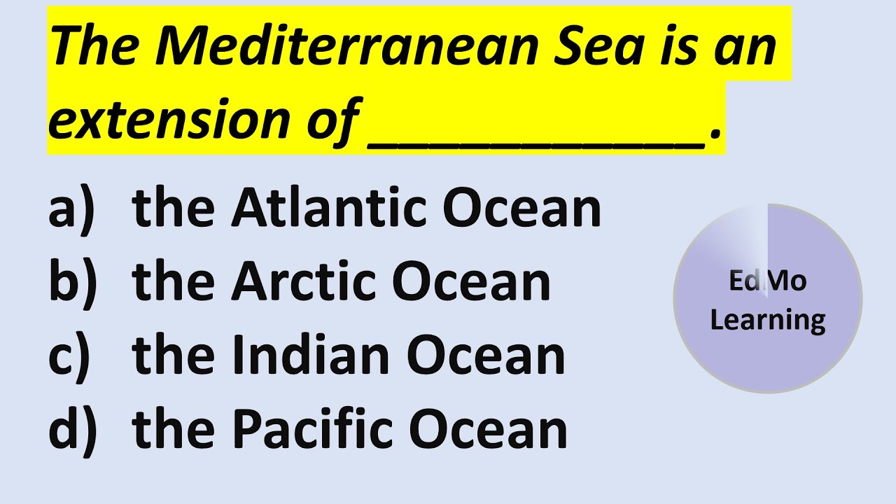 GEOGRAPHY QUIZ: OCEANS. Water Bodies of the Earth. Can you score 20/20 ...
