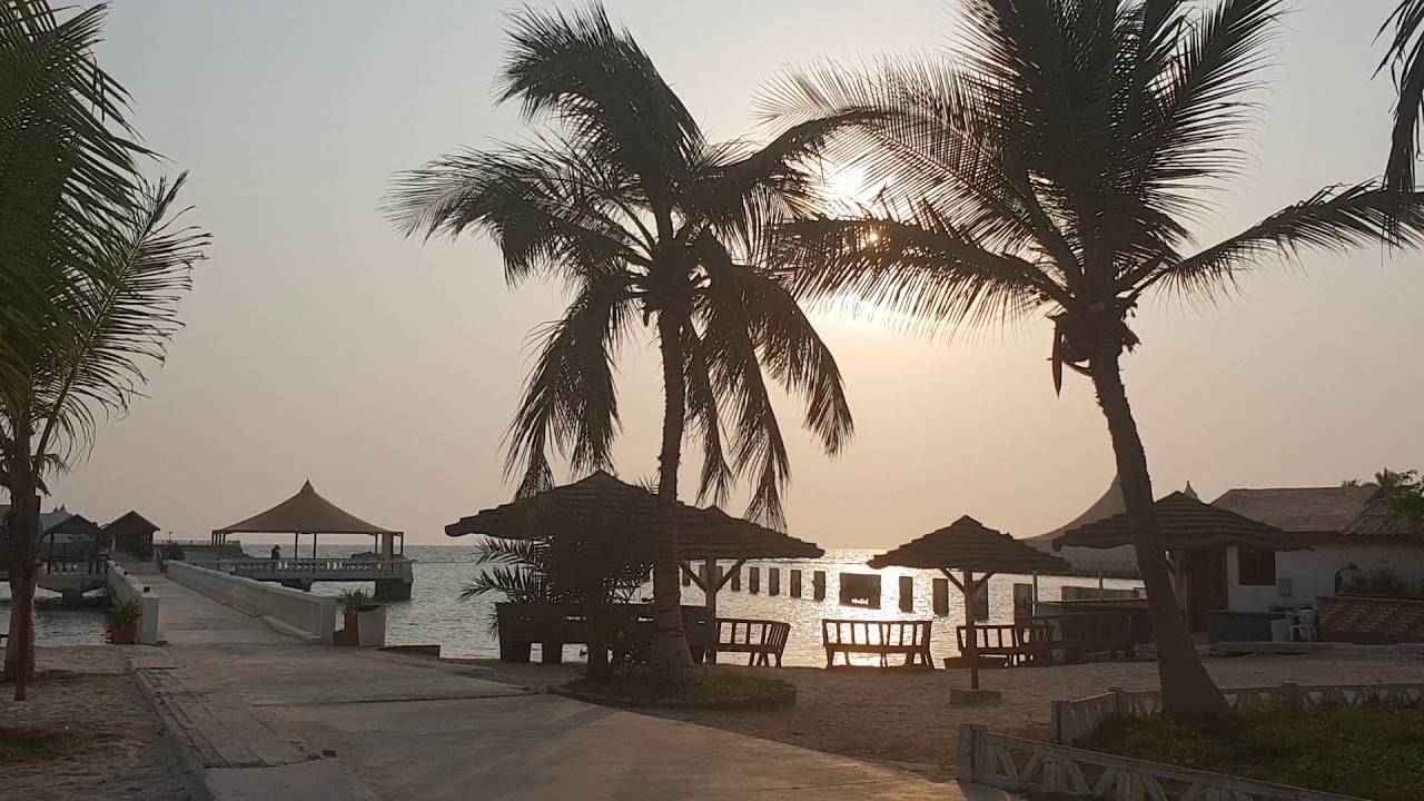 Reem Riviera Beach Resort - Sunset View - YouTube