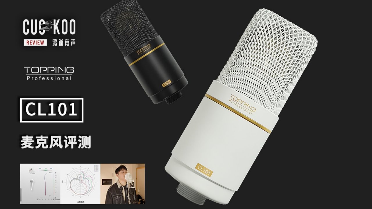 千元价位，纯净声音，高性价比麦克风新选择 | 拓品 Topping CL101 Microphone Review - YouTube