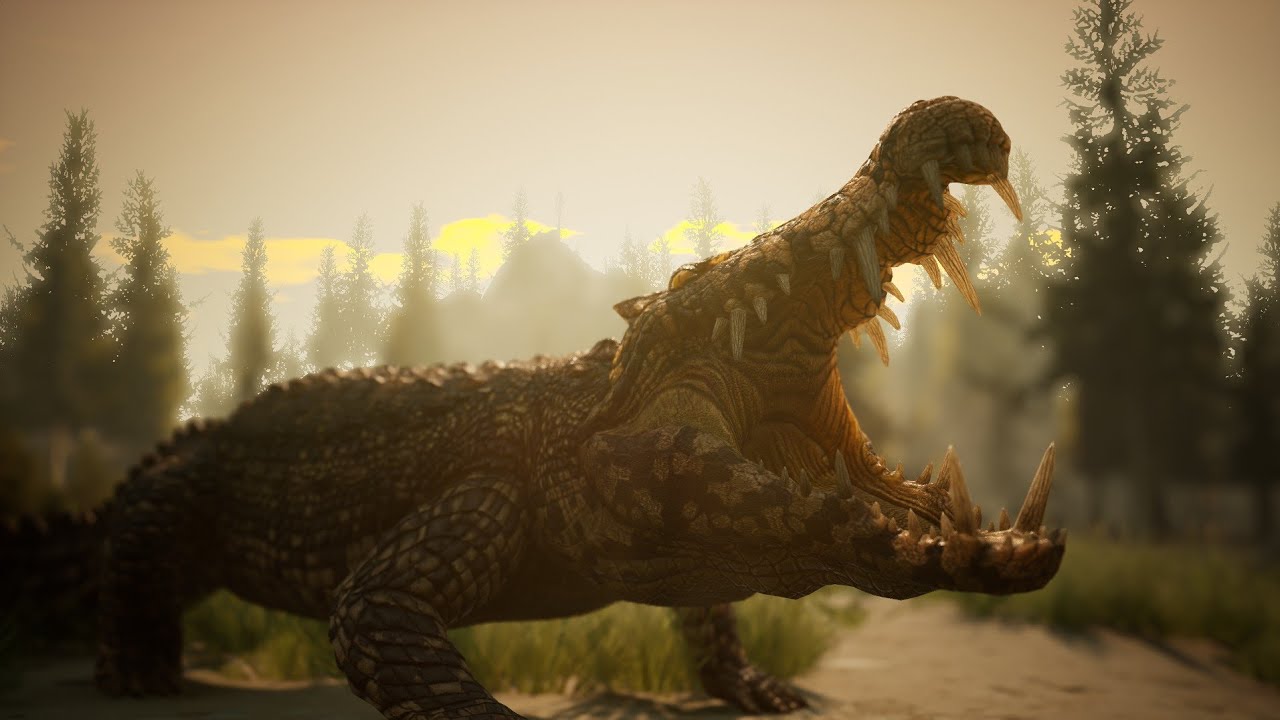 Path of Titans - Goofy Fights on Kaprosuchus - YouTube