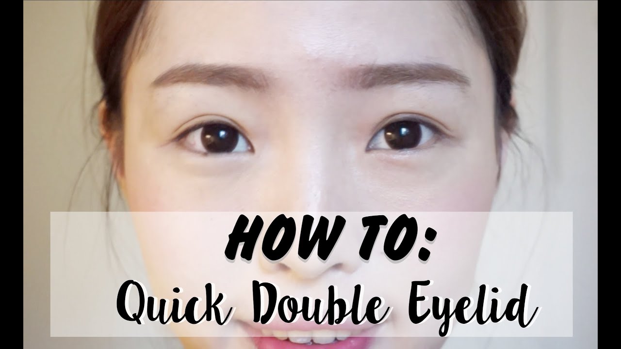 HOW TO: Quick Double Eyelid l 超快速雙眼皮貼分享 - YouTube