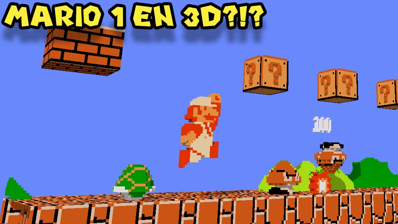 Super Mario Bros 1 EN 3D ?!? - Mario 1 3D con Pepe el Mago (#1) - YouTube