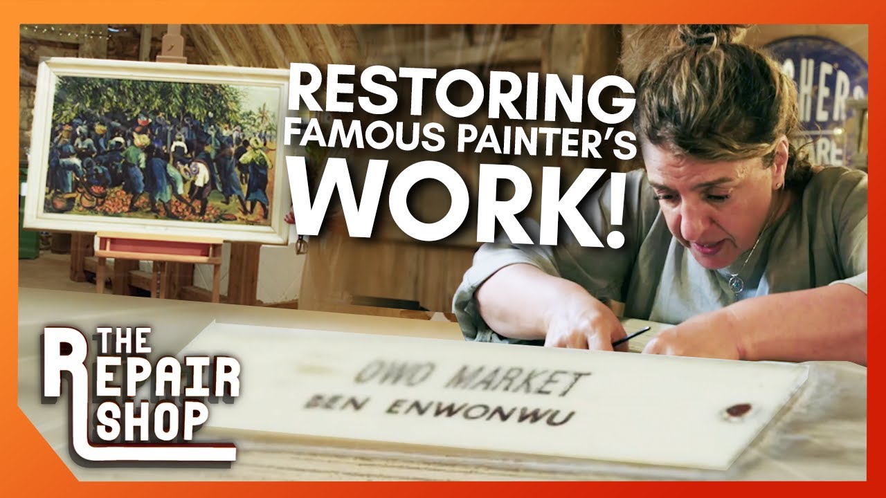 The First African Painting in the Repair Shop WOWS Lucia | The Repair ...