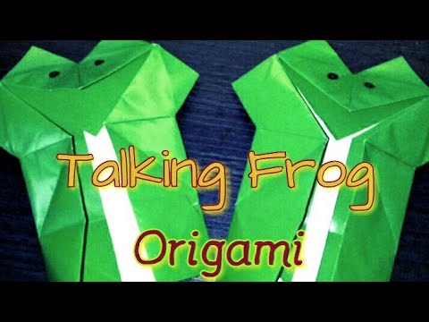 Tutorial Belajar Seni Melipat Kodok Origami (The Talking Frog Origami ...