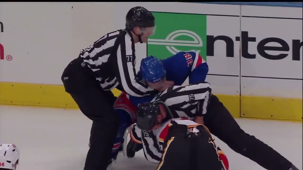 NHL Nov.22/2010 Calgary Flames - New York Rangers - YouTube