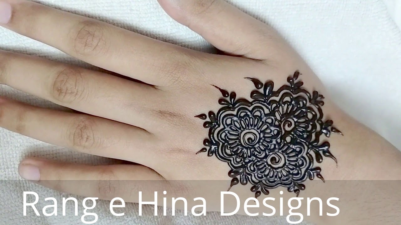 Henna tutorial by Rang e Hina Designs - YouTube