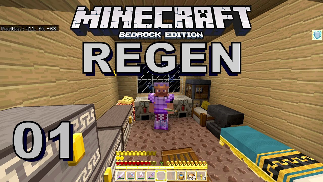 Minecraft REGEN | 01 | Let's play FR - YouTube