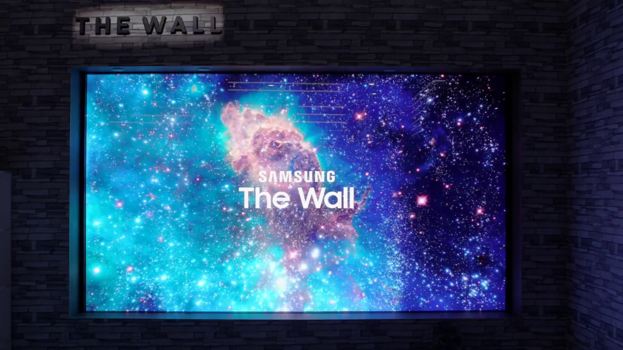 Introducing The Wall - Samsung Modular TV with MicroLED Display - YouTube