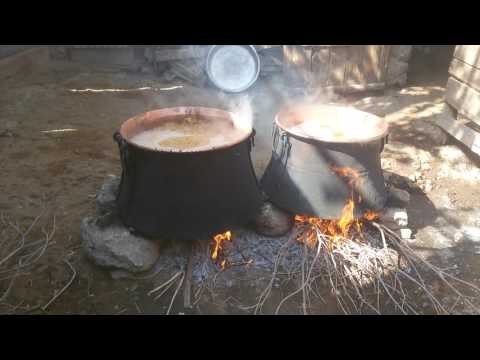 Dumlu köyü burgur pişmesı