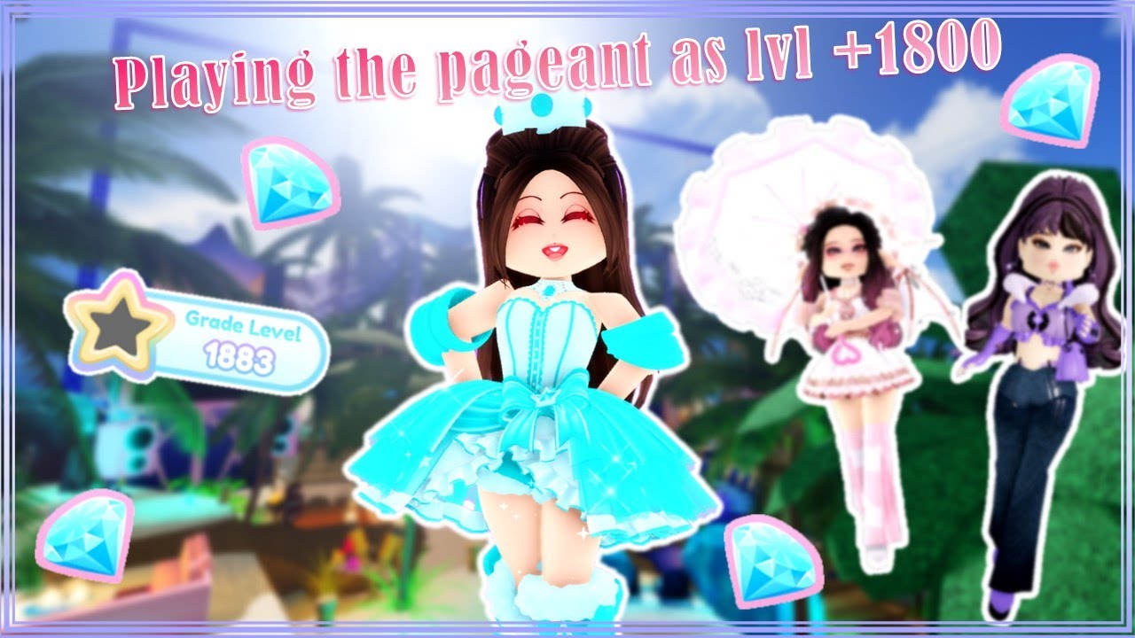 PLAYING the ROYALE HIGH PAGEANT as LVL 1800+! How good can I do? Roblox ...