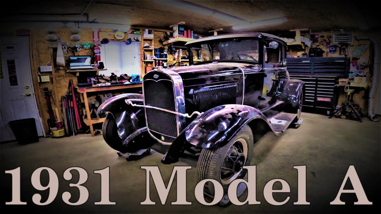 1931 Model A coupe flathead banger hotrod overview. Headlight mock-up ...